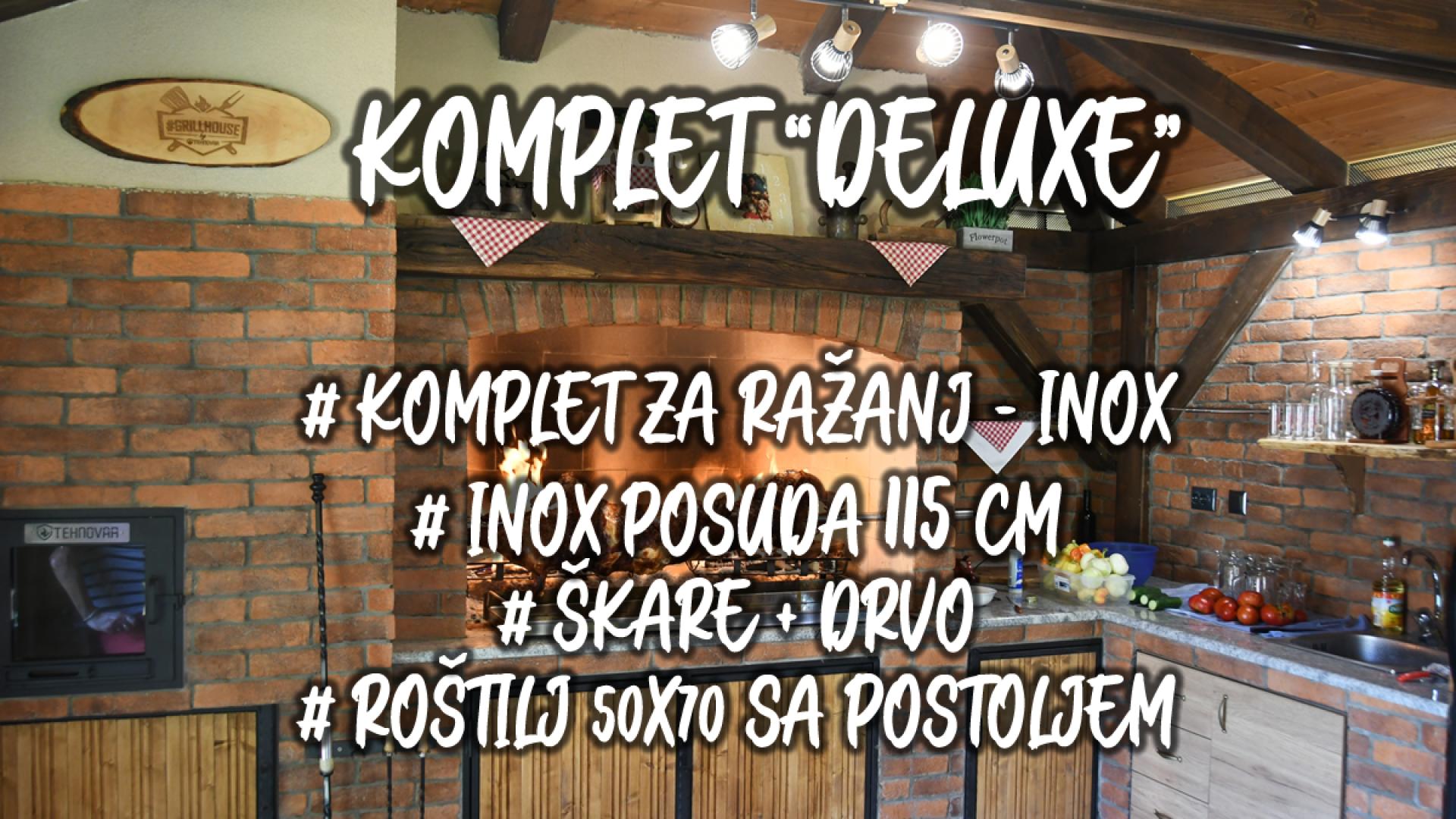 Komplet za ražanj - Deluxe - Tehnovar